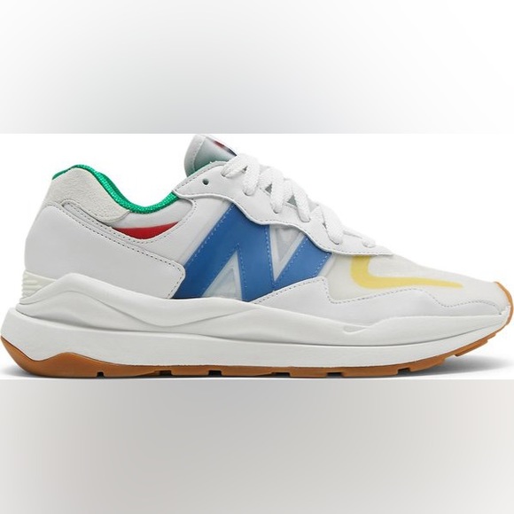 New Balance | Shoes | New Balance Staud X 574 White Blue Quartz | Poshmark